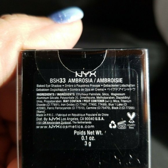 NYX | Makeup | Nyx Baked Eye Shadow Bsh 33 Color Ambrosia | Poshmark